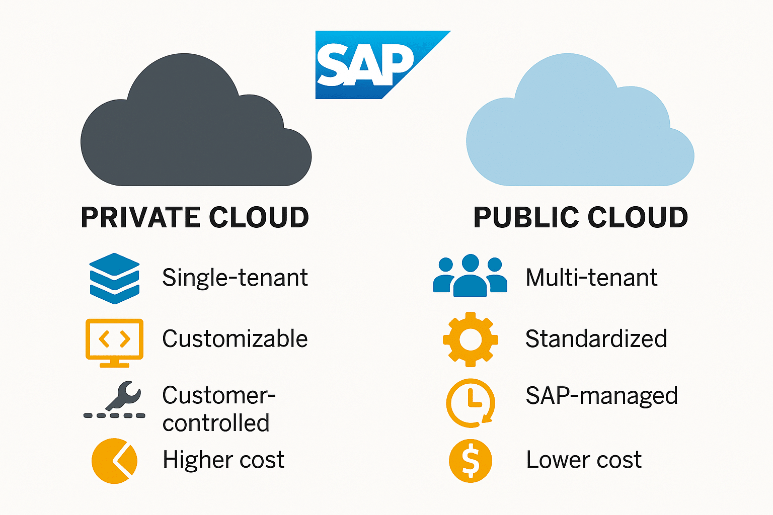 S/4HANA Cloud Public vs Private: Which Edition Suits You Best